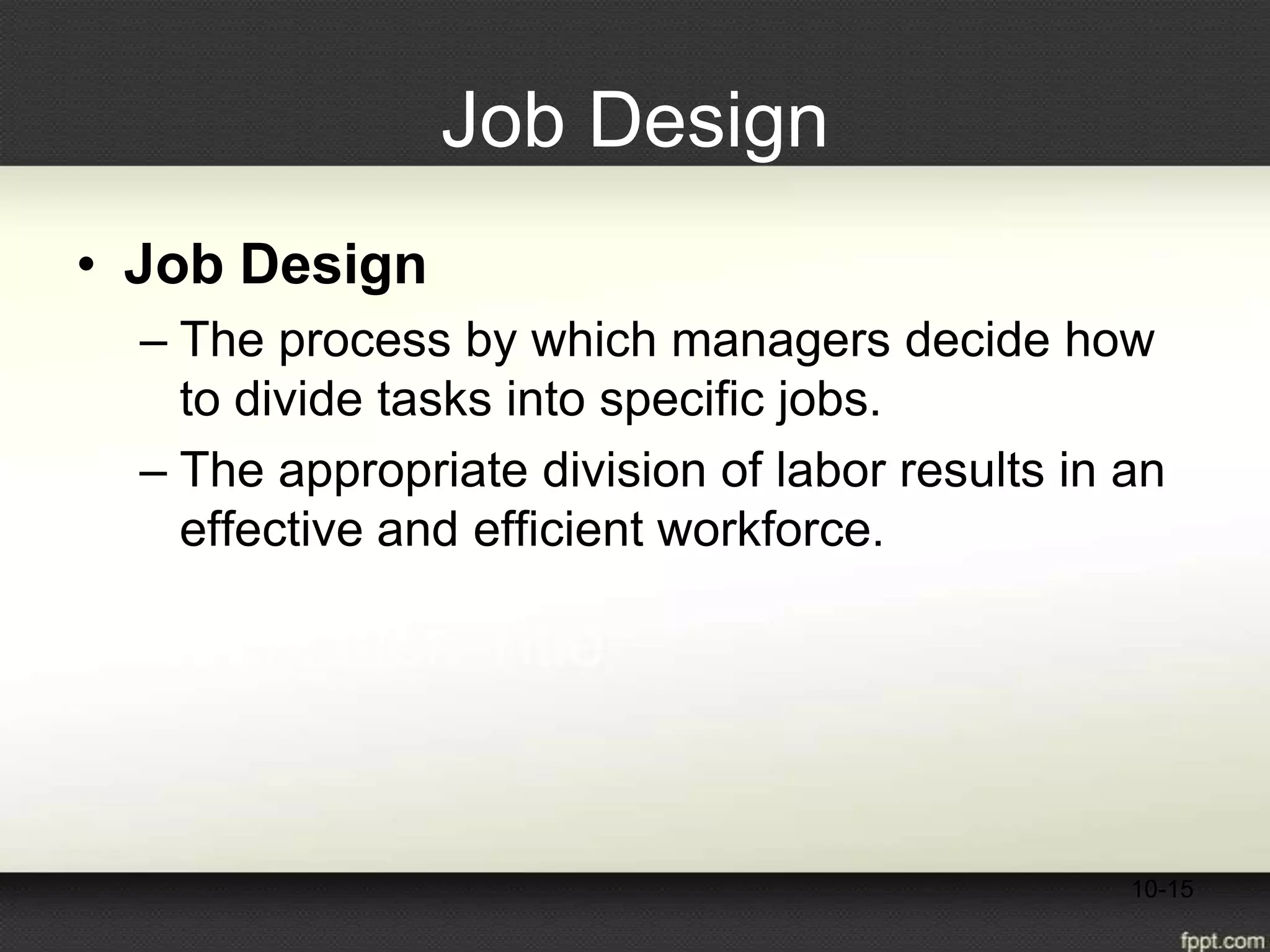 Organizational Structure and Design | PPTX