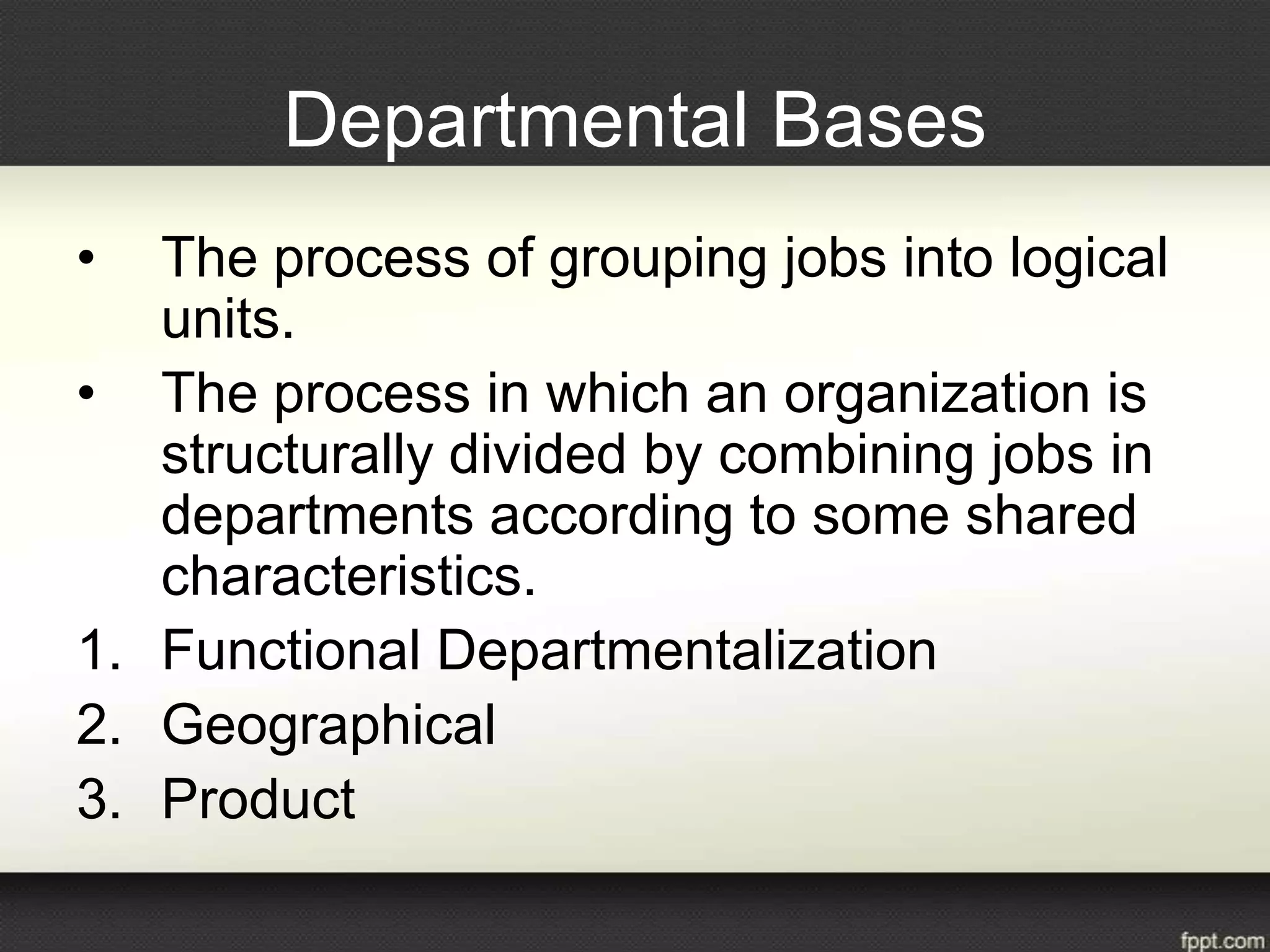 Organizational Structure and Design | PPTX