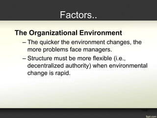 Organizational Structure and Design | PPTX