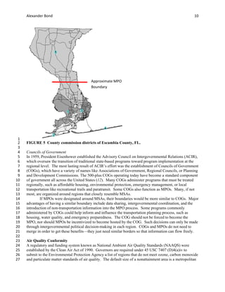Establishing an MPO Boundary: the MSA vs. UZA Standard | PDF