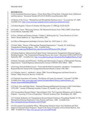 Establishing an MPO Boundary: the MSA vs. UZA Standard | PDF