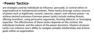 management objective and organisational behaviuour | PPTX