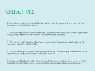 MPOC-Cairo efforts to promote Malaysian Palm Oil in Egypt | PPT