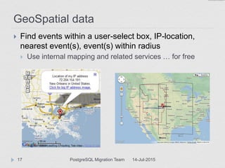 Elephants vs. Dolphins: Comparing PostgreSQL and MySQL for use in the ...