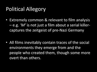M, political cinema | PPTX