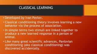 Mpo presentation theories of learning | PPT