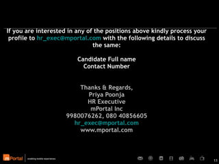 M Portal Introduction & Requirments | PPT