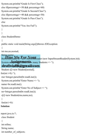 mport java.io.; class Student { int rollno; String name; .pdf