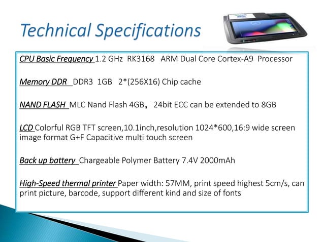 Mpos Android billing solution from ultimate tek, Bangalore. | PPT