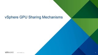 Accelerating & Optimizing Machine Learning on VMware vSphere leveraging ...