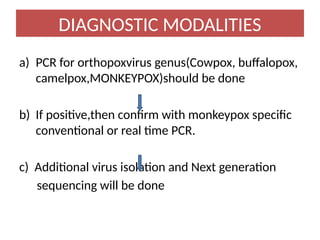 Monkey pox guidelines and management treatment | PPTX