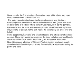 Monkey pox guidelines and management treatment | PPTX