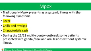 Mpox Case Management GHS GMA AUGUST 2024.pdf | Infectious Diseases ...