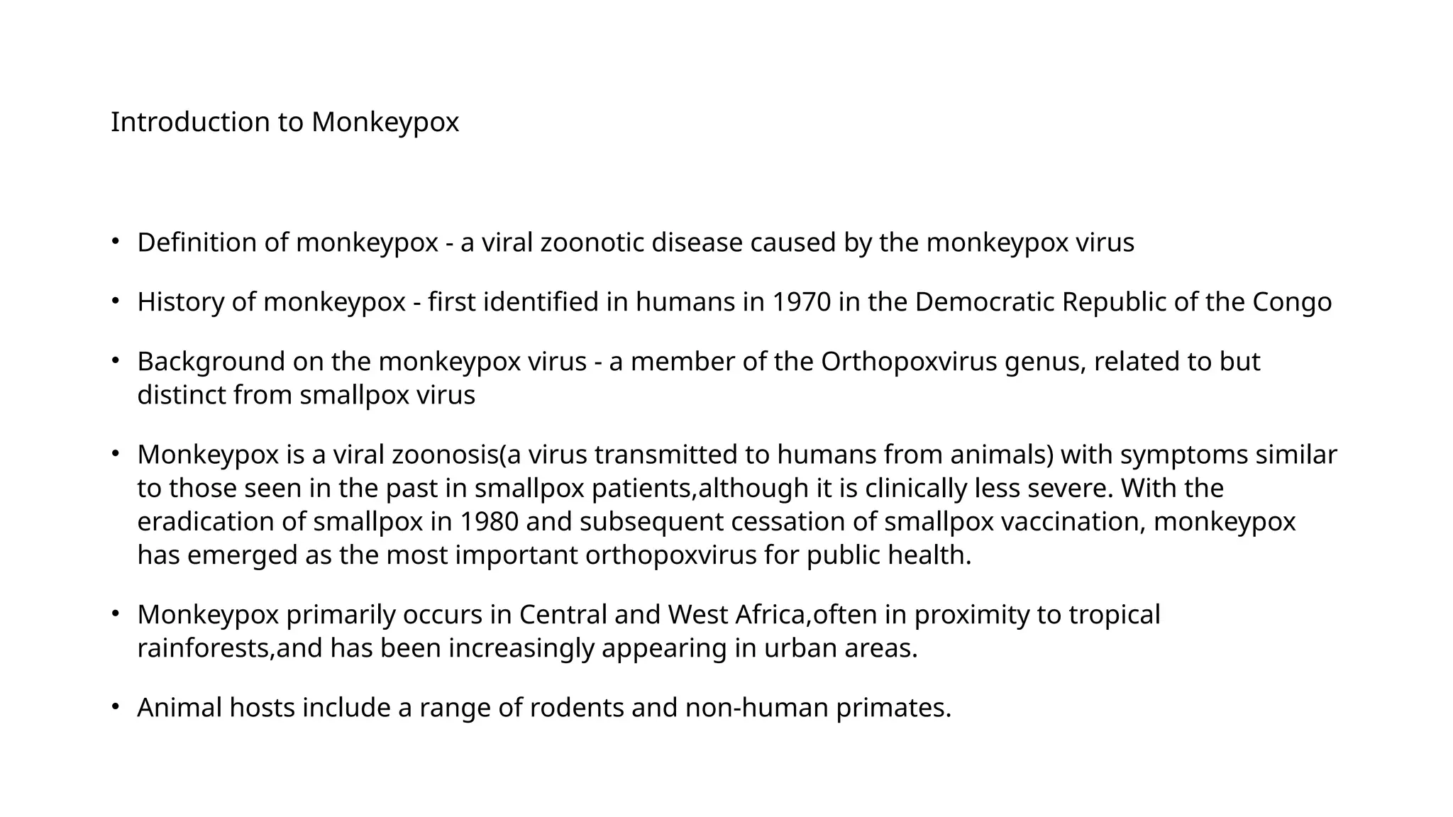 monkeypox- all you need to know (template) | PPT