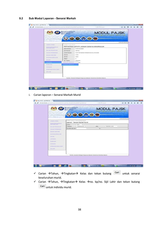 Panduan pajsk menengah | PDF