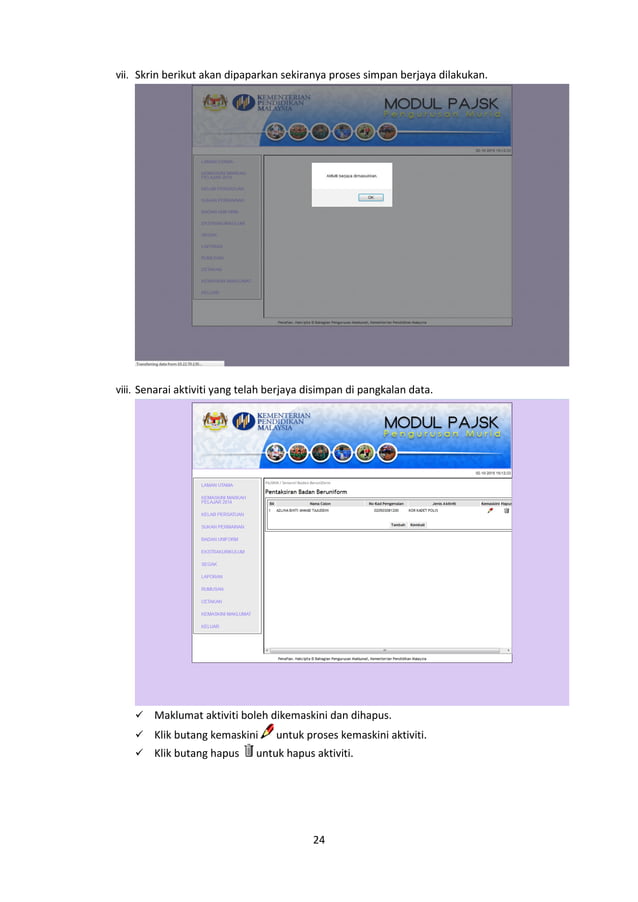 MODUL MAKLUMAT PENILAIAN PAJSK SEKOLAH MENENGAH | PDF