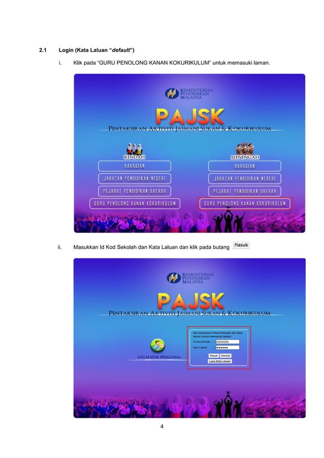 MODUL MAKLUMAT PENILAIAN PAJSK SEKOLAH MENENGAH | PDF