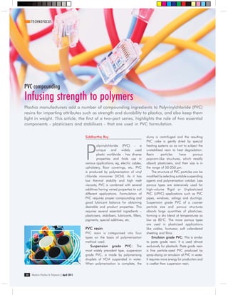 PVC Compounding Ingredients Part 1 | PDF