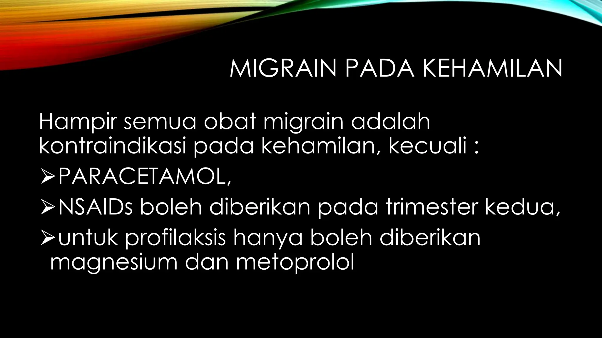 tatalaksana dan profilaksis nyeri kepala | PPTX