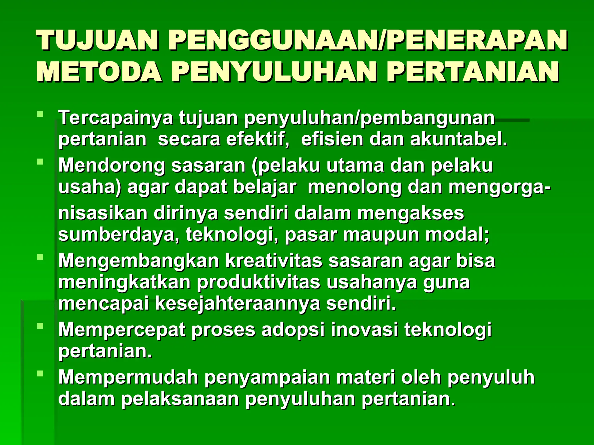 Materi Metode Penyuluhan Pertanian I - SMT II.ppt