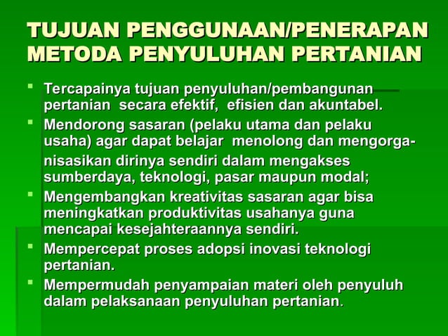Materi Metode Penyuluhan Pertanian I - SMT II.ppt
