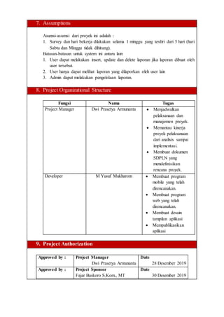 Mppl project charter e wadul | DOCX