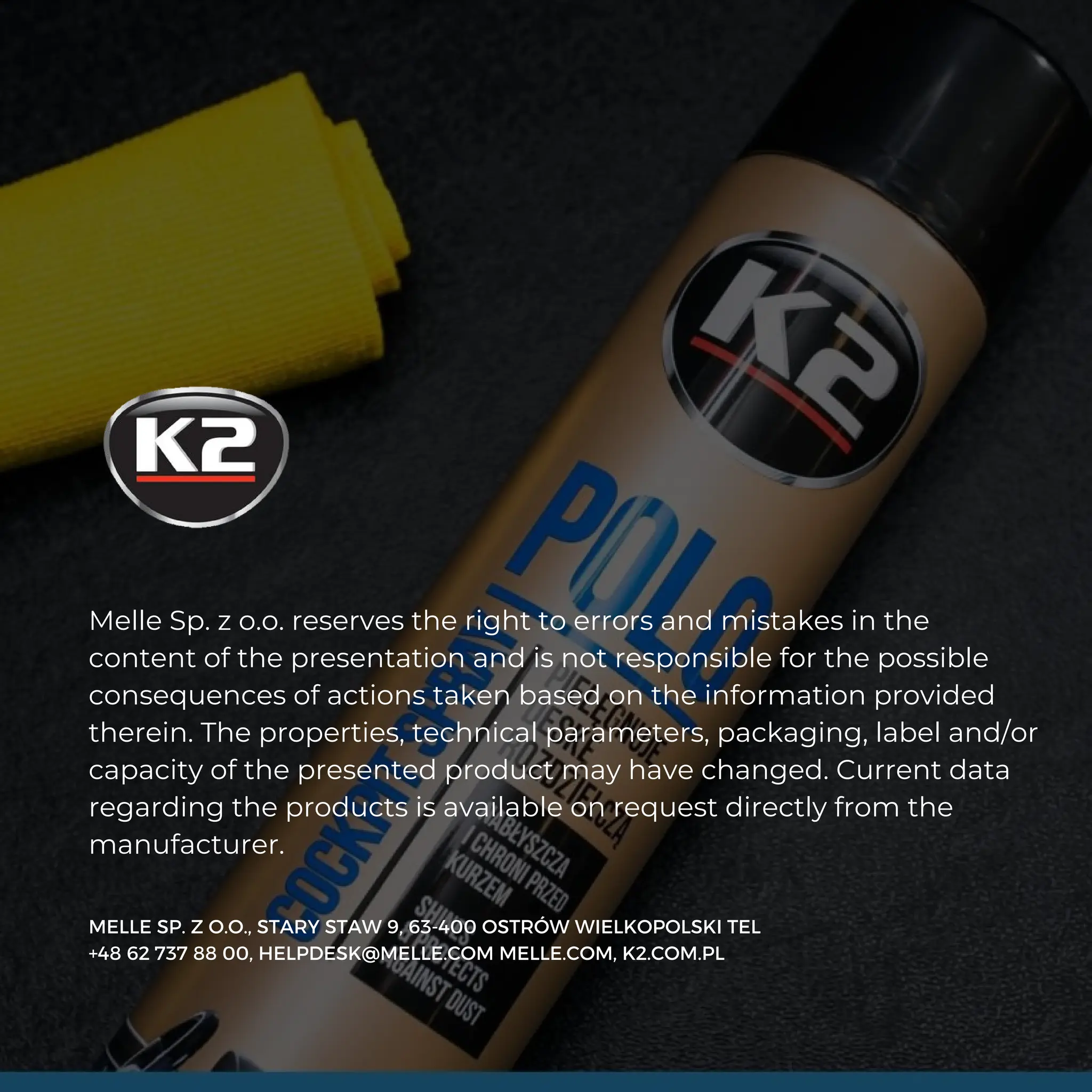 K2 Polo Cockpit - Maintains the dashboard | K406 K407 | PDF