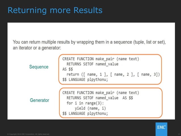 Massively Parallel Processing with Procedural Python - Pivotal HAWQ | PPT