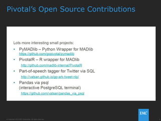 Massively Parallel Processing with Procedural Python - Pivotal HAWQ | PPT