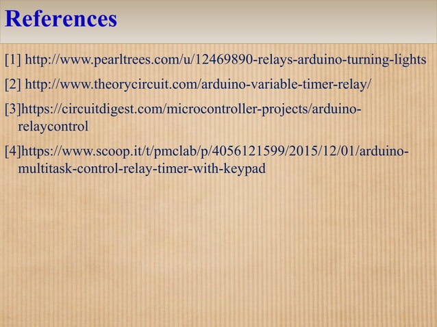 DIgital Timer And Counter To Control Relays | PPT