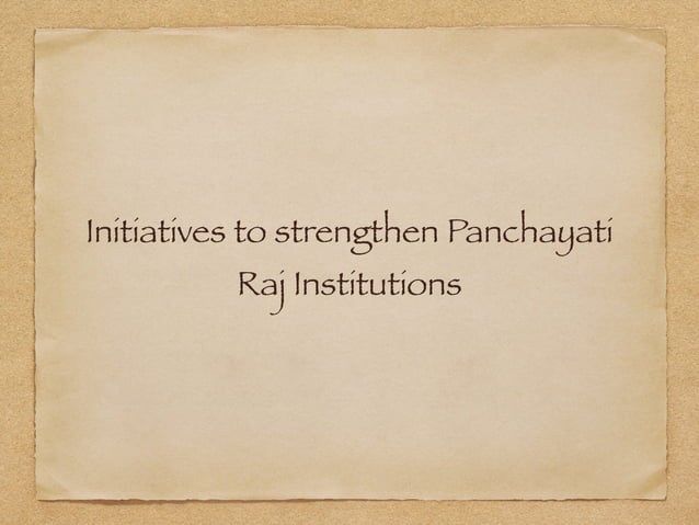 Madhya Pradesh - Development of Panchayati Raj System | PDF