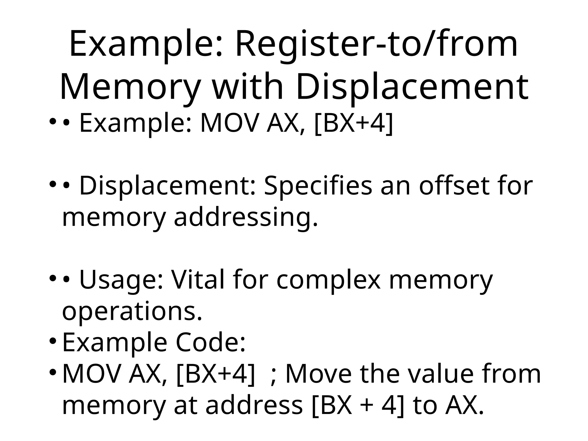 Instruction format of 8086 microprocessor | PPTX