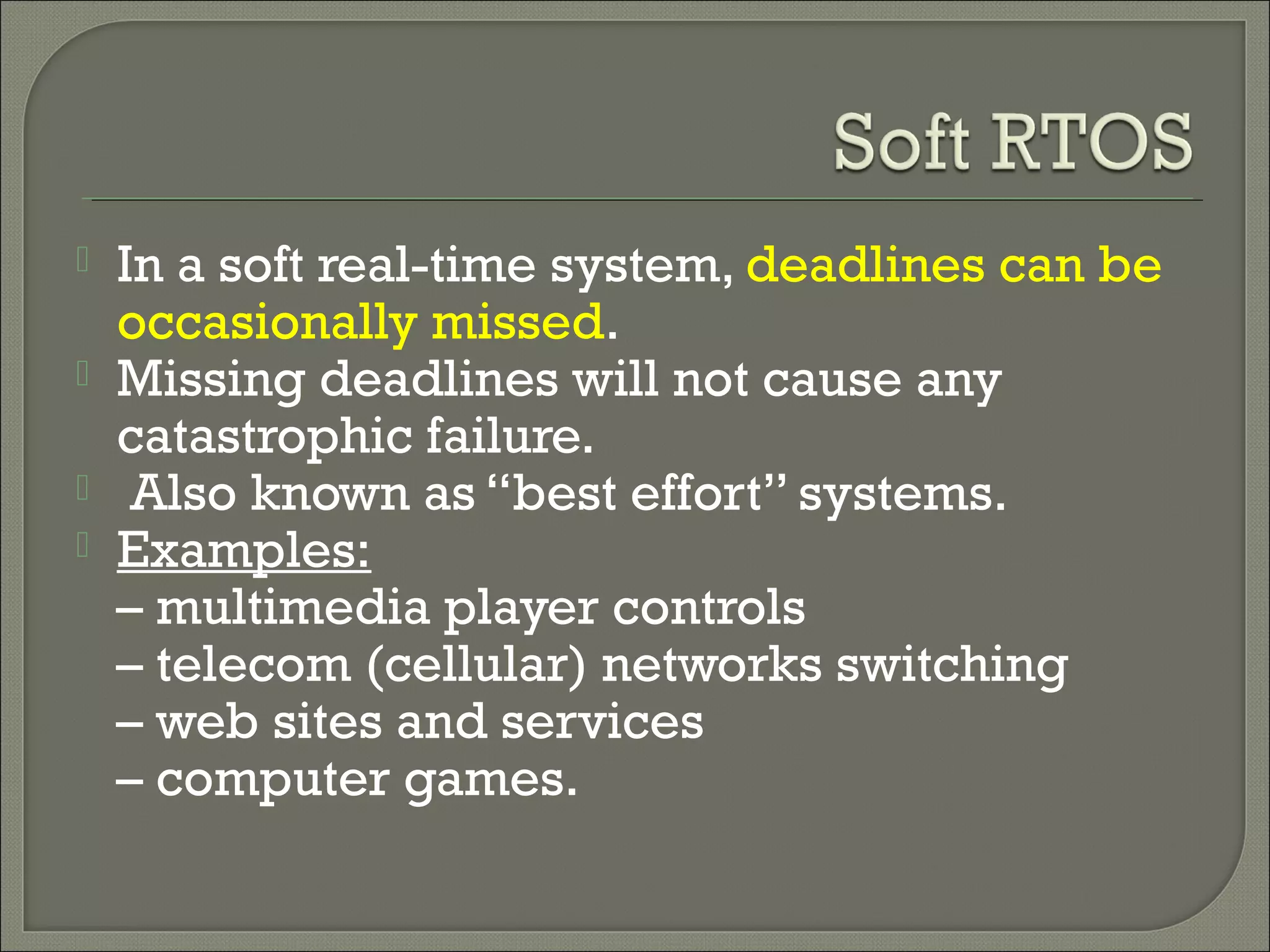 Real Time Operating System Rtos Embedded Systems Ppt Operating