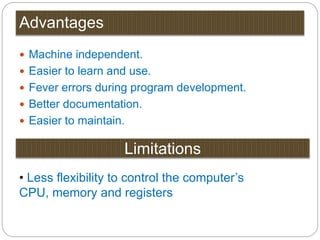 classification of computer language | PPT