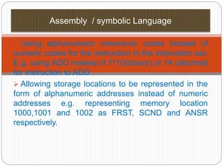classification of computer language | PPT