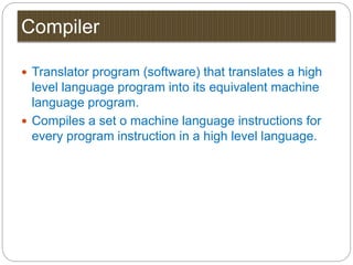classification of computer language | PPT