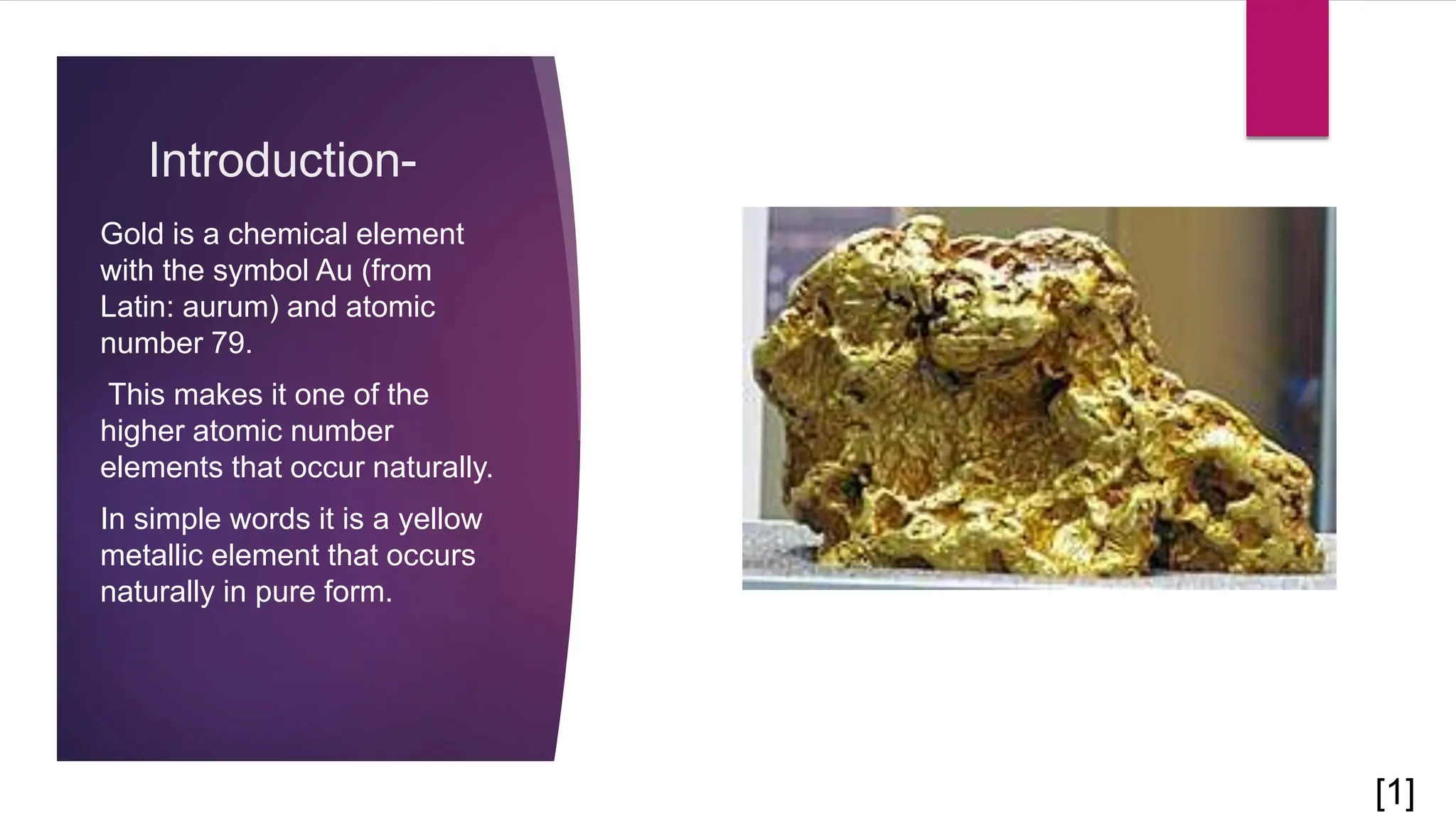 Gold ores and their minerals | PPTX