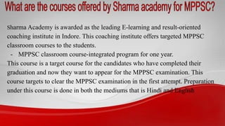 Mpps c coaching in indore | PPT