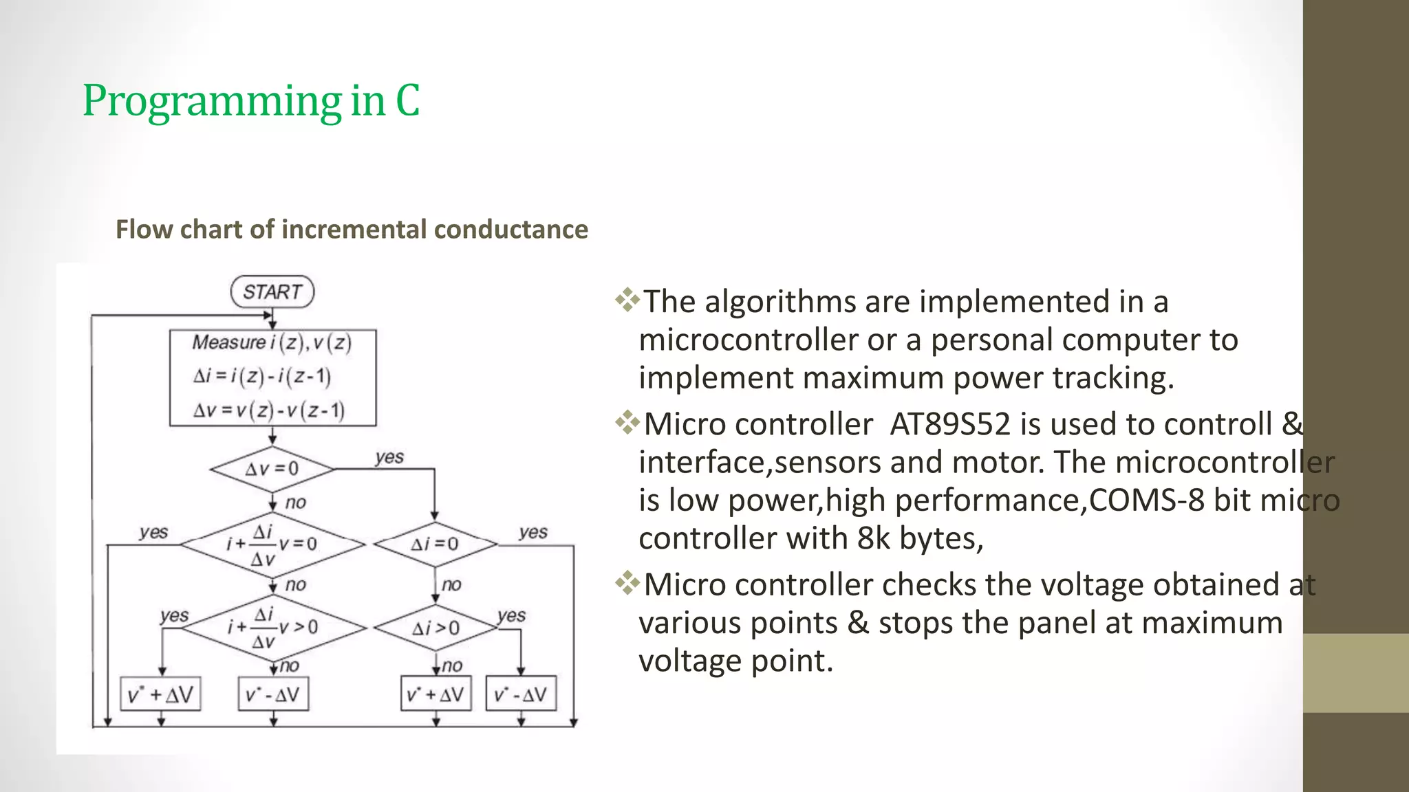 maximum power point tracking (mppt) | PPTX