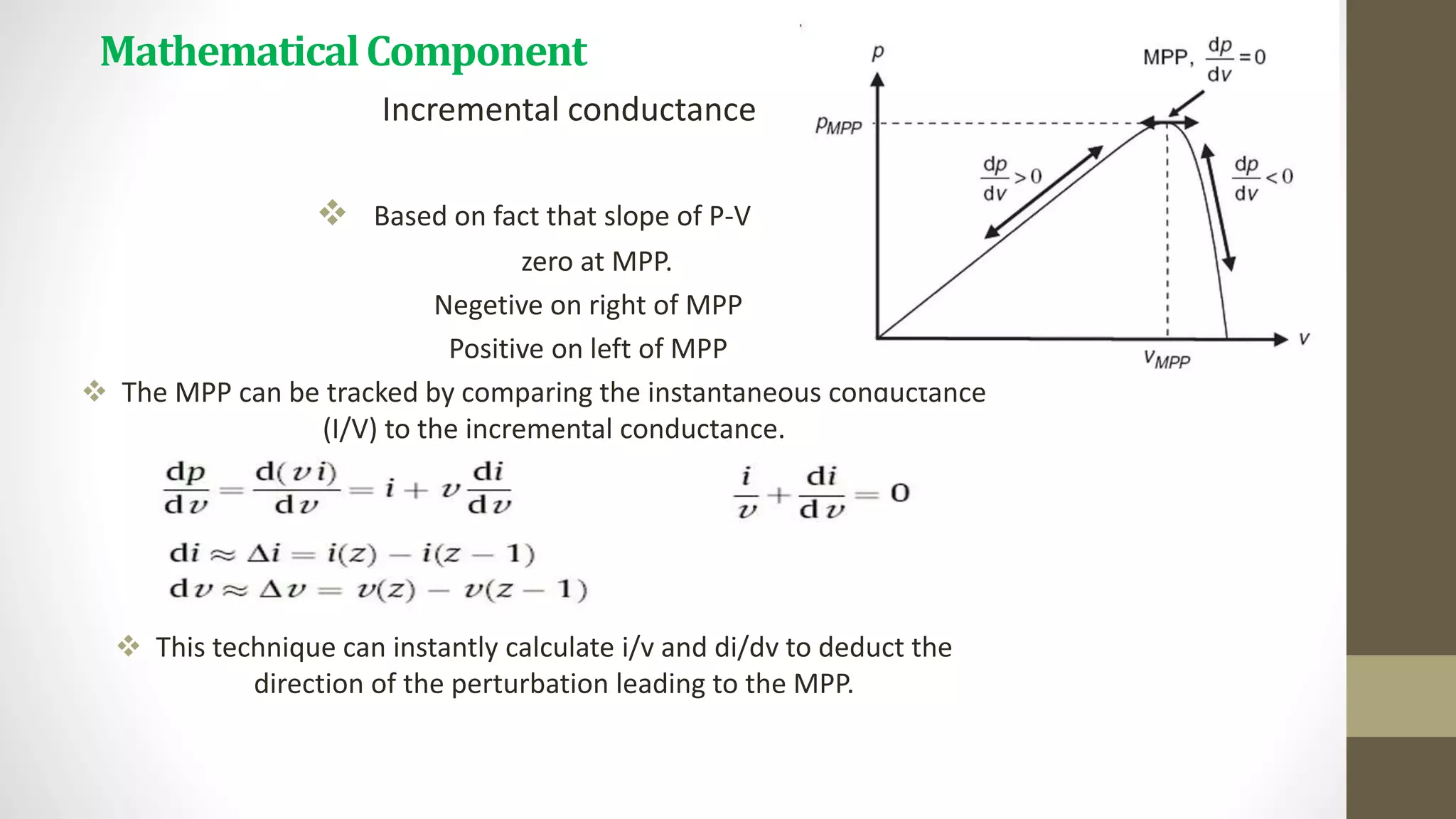 maximum power point tracking (mppt) | PPTX