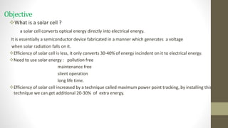 maximum power point tracking ( mppt) | PPTX