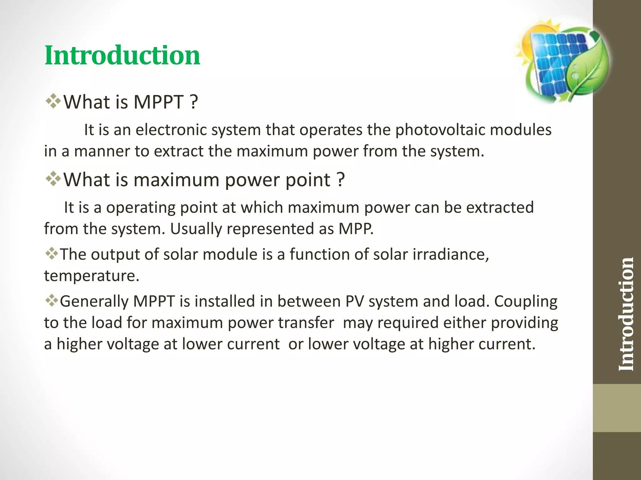 MPPT | PPTX