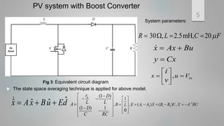 Observer Design for Boost-Type Photovoltaic MPPT System | PPT