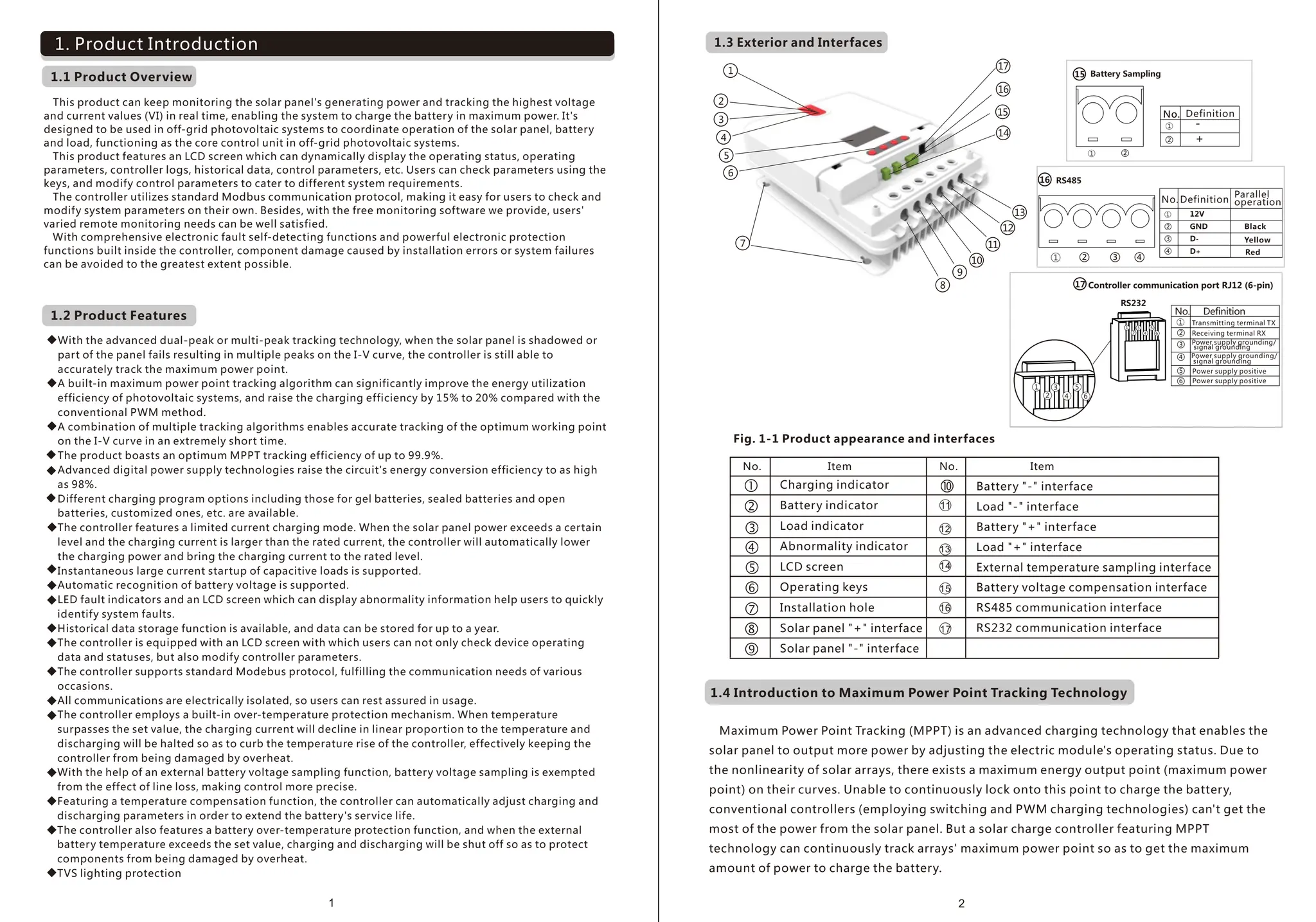 MPPT-Solar-Charge-Controller-ML4860N15-Instructions (1).pdf | Consumer ...