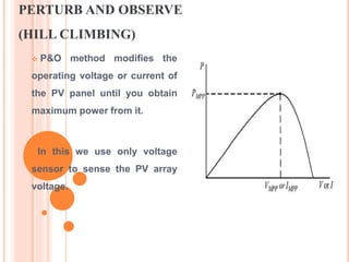 Solar PV Model With MPPT (P & O method) | PPTX | Computer Software and Applications | Computing