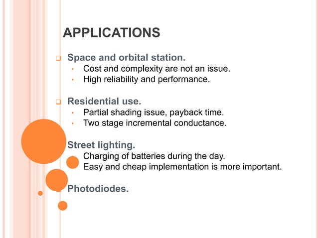 Solar PV Model With MPPT (P & O method) | PPTX | Computer Software and ...