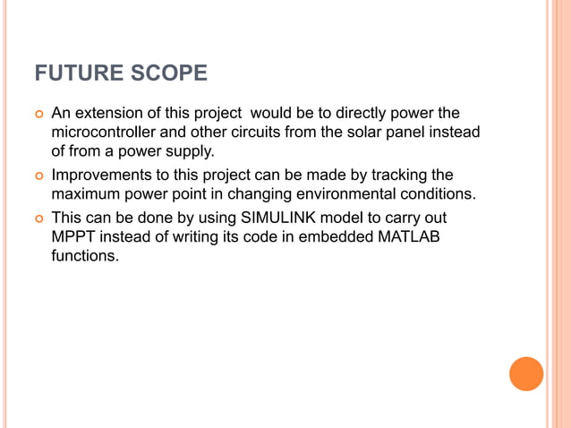 Solar Pv Model With Mppt P And O Method Pptx Computer Software And Applications Computing