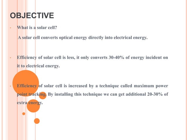 Solar Pv Model With Mppt P And O Method Pptx Computer Software And Applications Computing