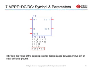 (MPPT) + DC/DC Converter using PSpice | PPT