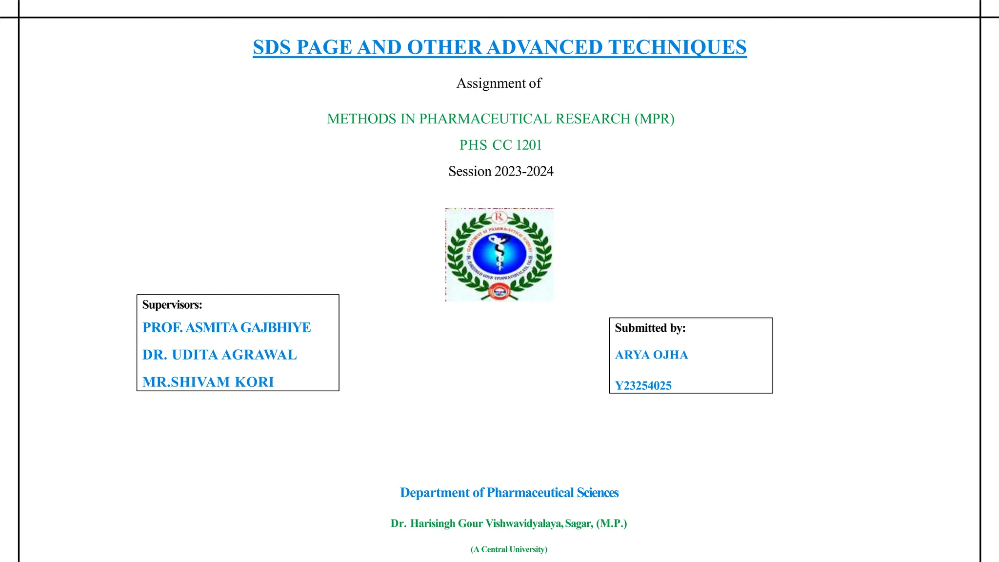 mpr-SDS PAGE and other advanced techniques.pptx